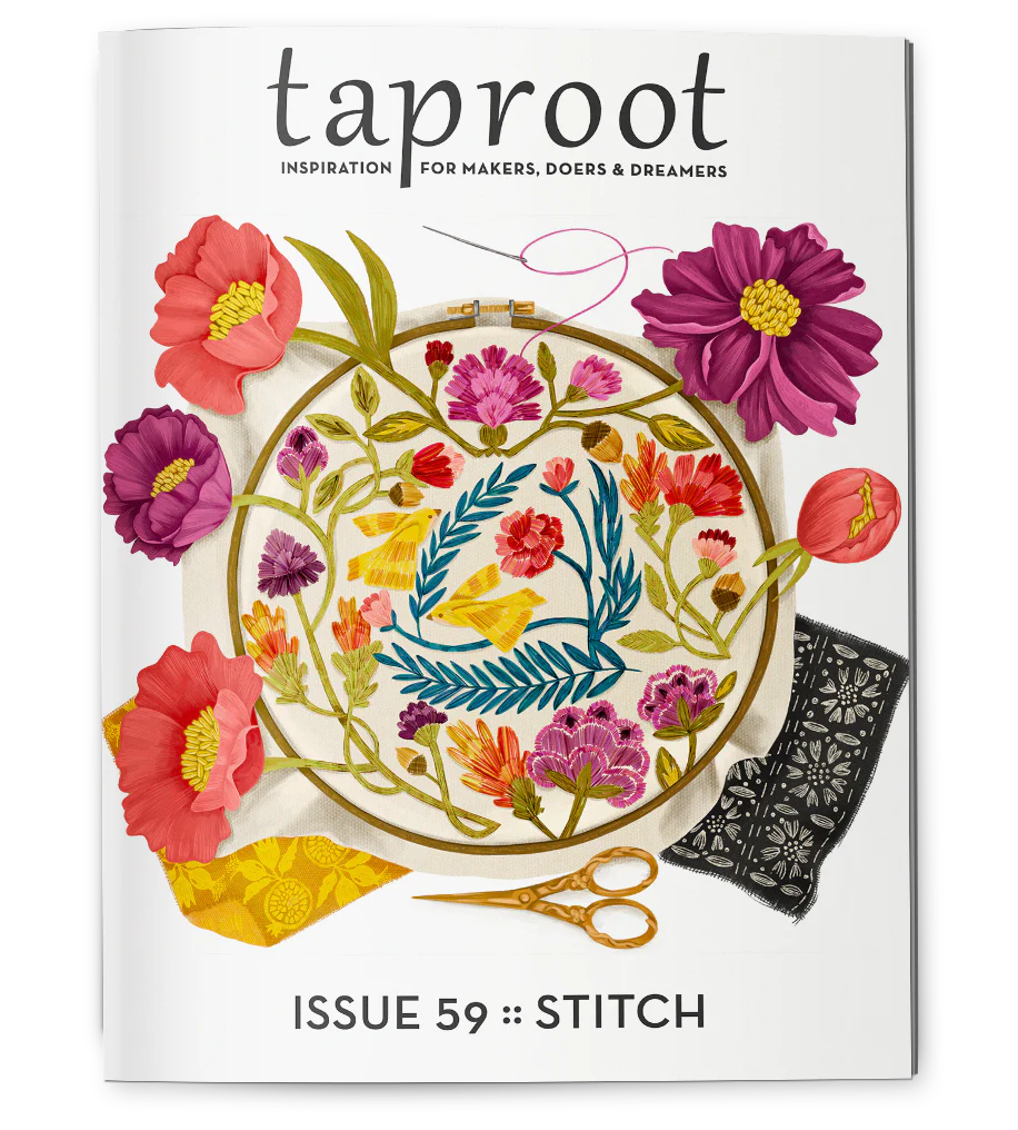 Taproot Magazine: Stitch – Dappled Fern Fibers